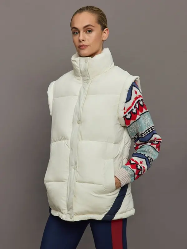 The Upside Pinnacle Oslo Puffer Gilet - Natural