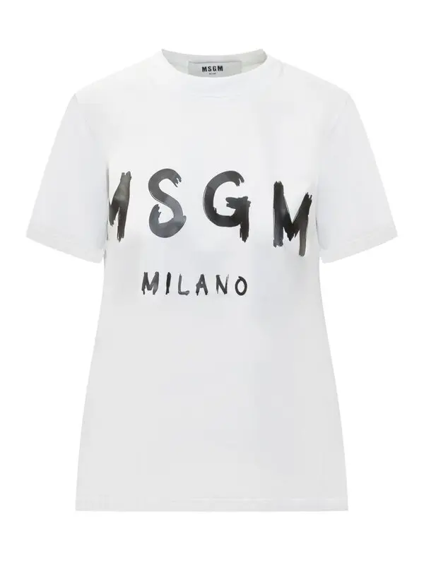 MSGM Cotton T-shirt - White