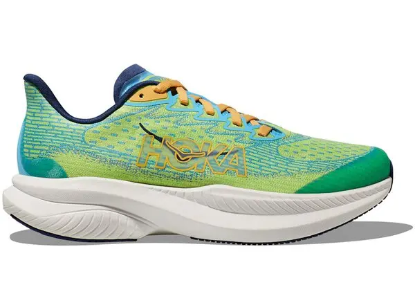 Hoka One One Mach 6 - Lettuce/bellwether Blue