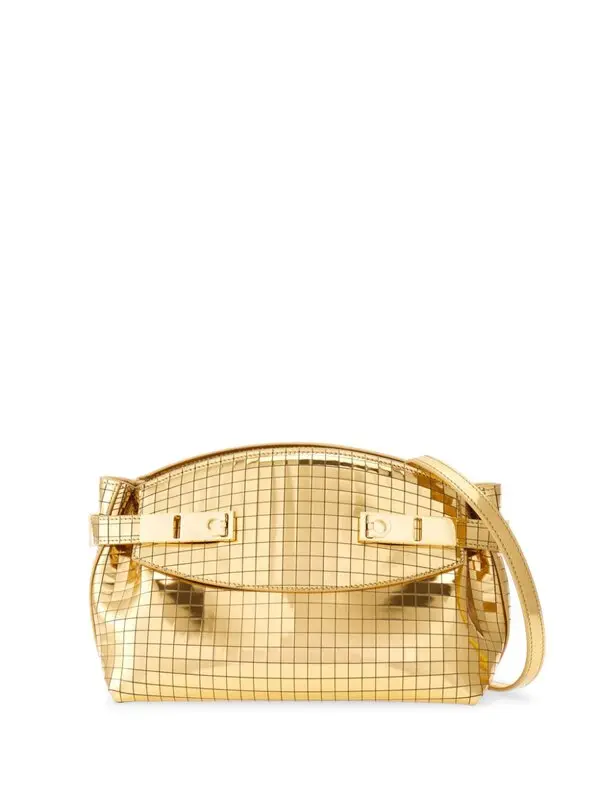 FERRAGAMO Small Hug Crossbody Bag - Gold