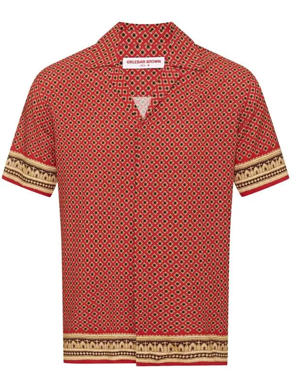 Orlebar Brown Maitan Solmio Shirt - Red