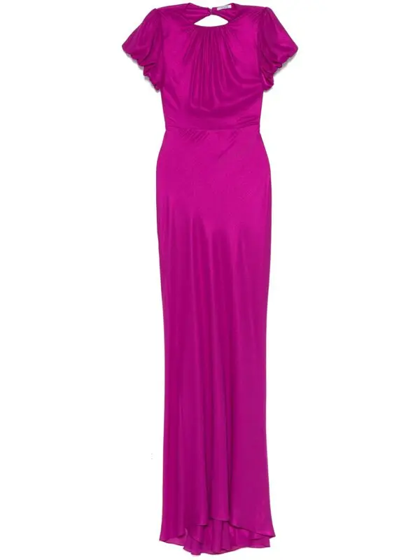 PARLOR Open-back Maxi Dress - Pink