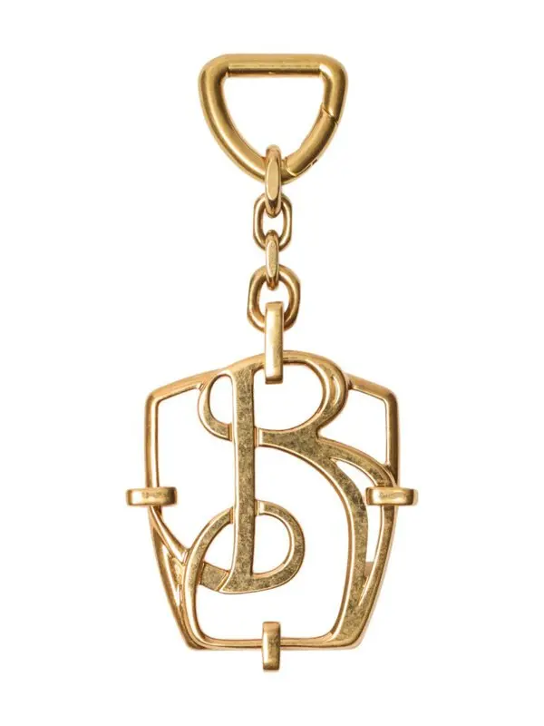 Burberry B-charm Keyring - Gold