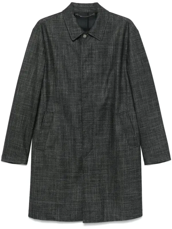 Canali Mélange Mid-length Coat