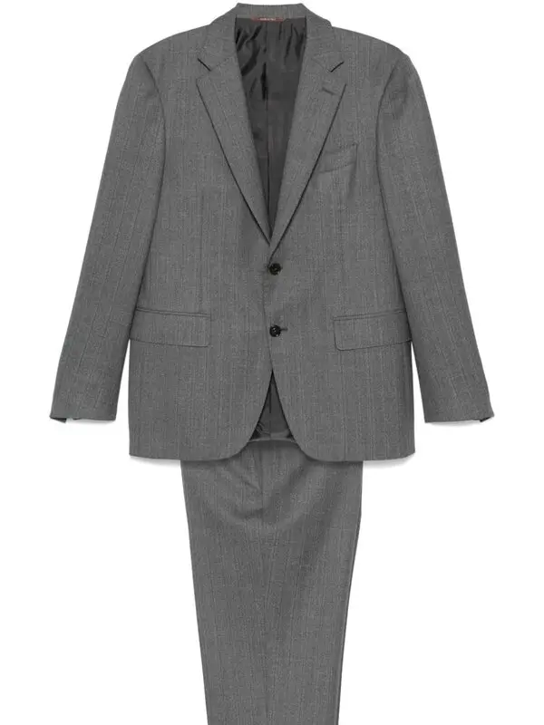 Canali Herringbone-pattern Suit