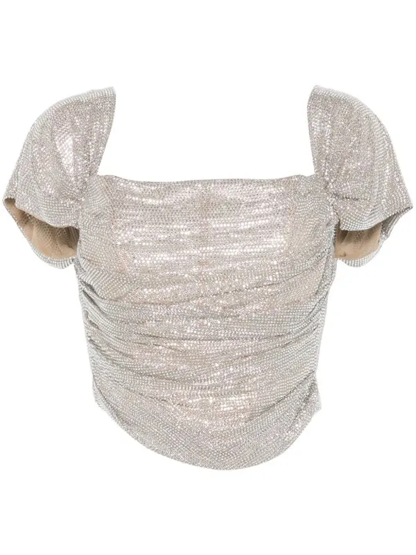 Giuseppe Di Morabito Crystal-embellished Top