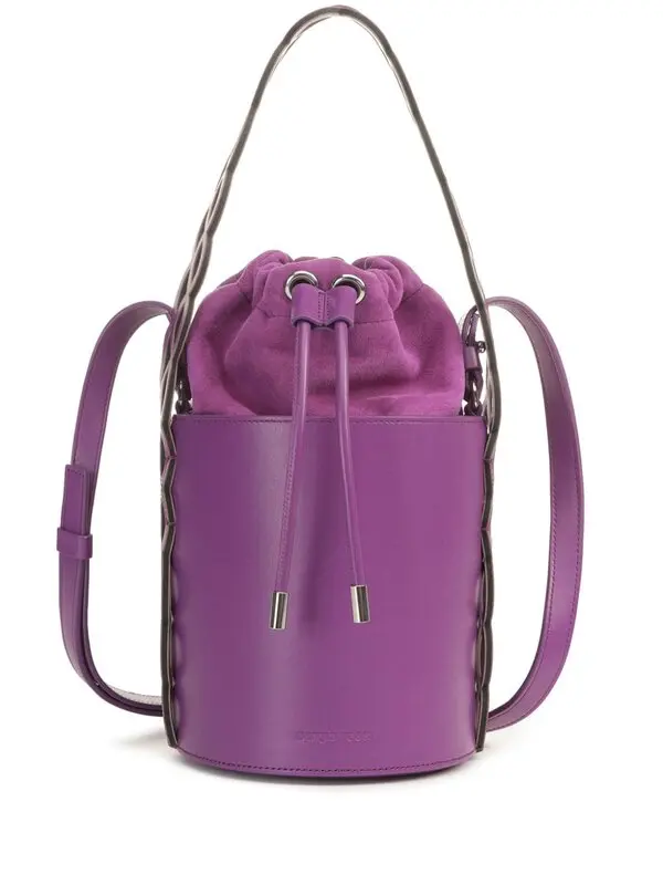 SERGIO ROSSI Mermaid Bucket Bag - Purple