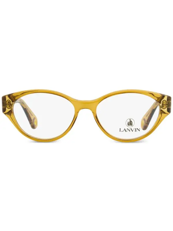 LANVIN Oval Frame Eyeglasses