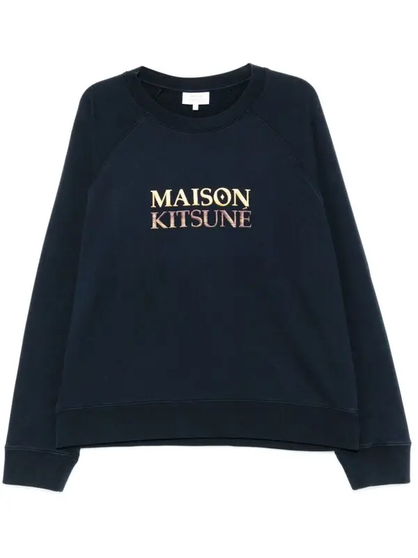 Maison Kitsuné Embroidered Logo Sweater