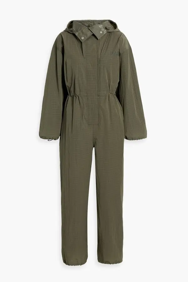 GANNI Ripstop Hooded Jumpsuit