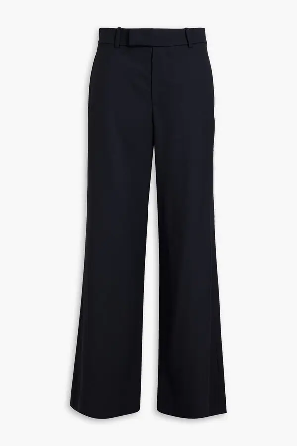 FRAME Wool-blend Twill Wide Leg Pants