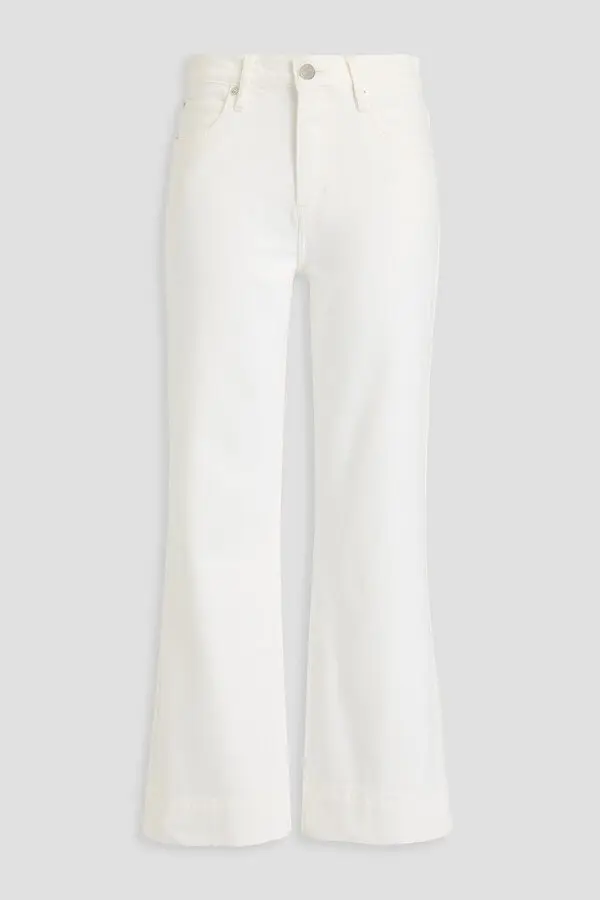 FRAME Extreme High-rise Flare Jeans - Ivory