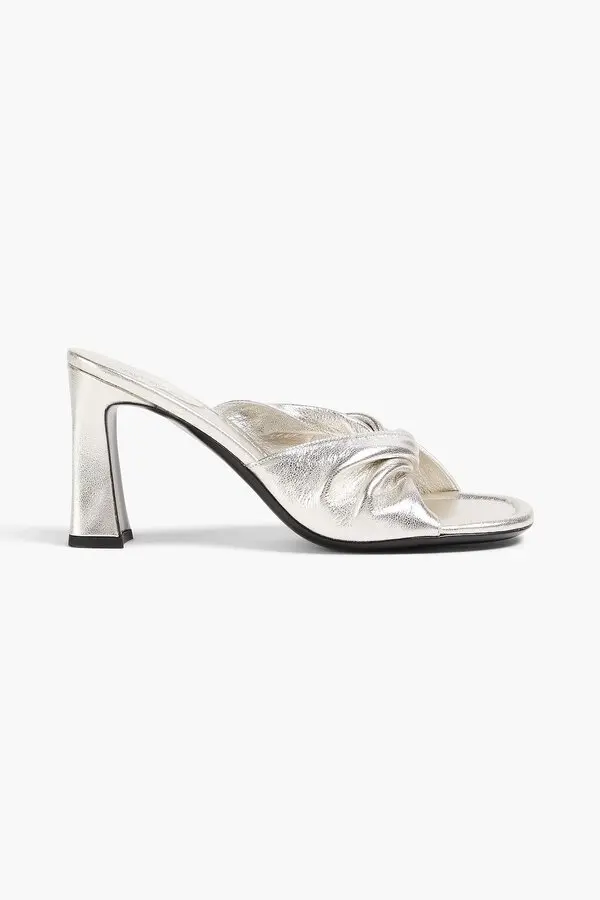 FRAME Le Carver Twisted Leather Mules