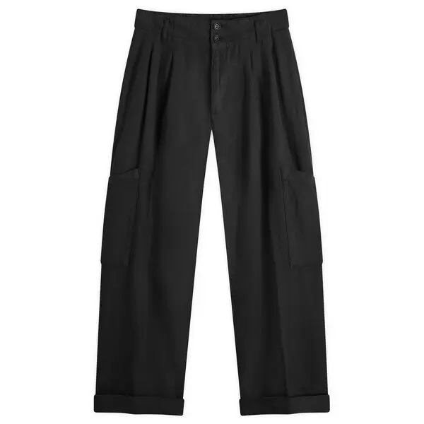 You Must Create Grease Wide Trousers - Black