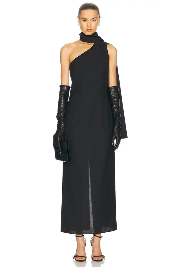RÓHE Open Back Scarf Dress