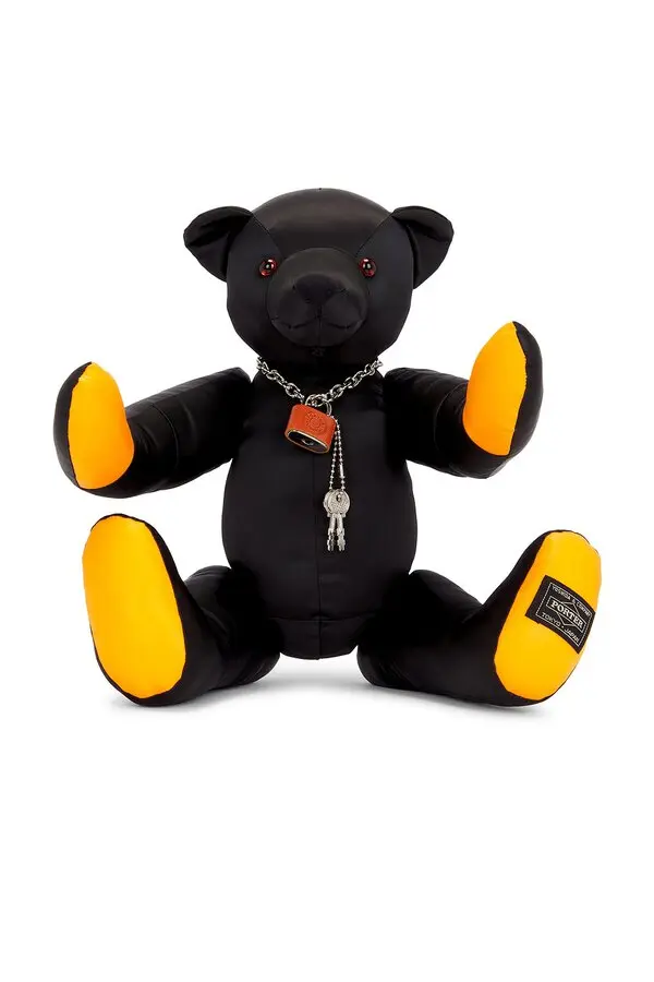 PORTER-YOSHIDA & CO Grizzly Bear With Original Padlock - Black
