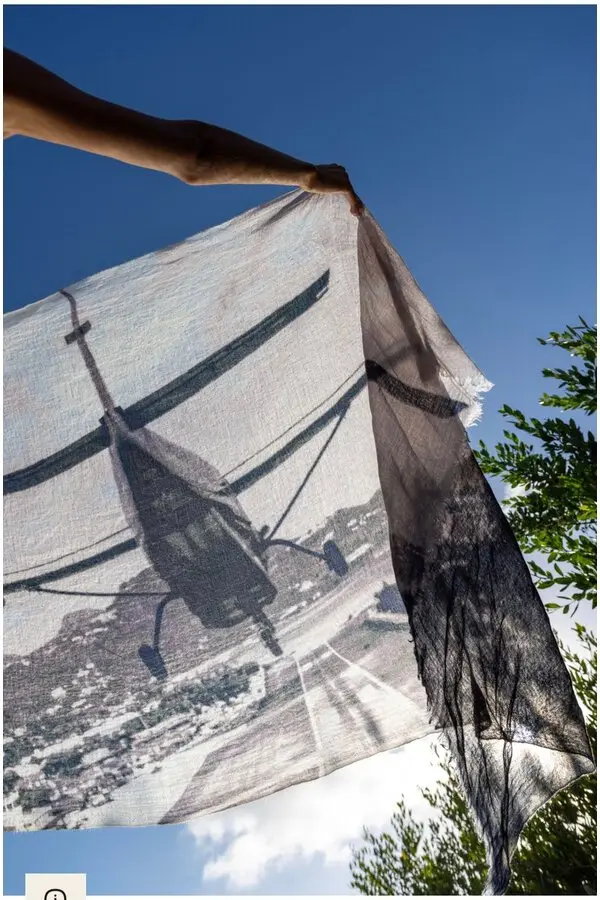 MER ST. BARTH Cashmere St Barth Landing Saline Pareo - White