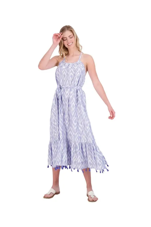 MER ST. BARTH Chantal Ikat Sundress