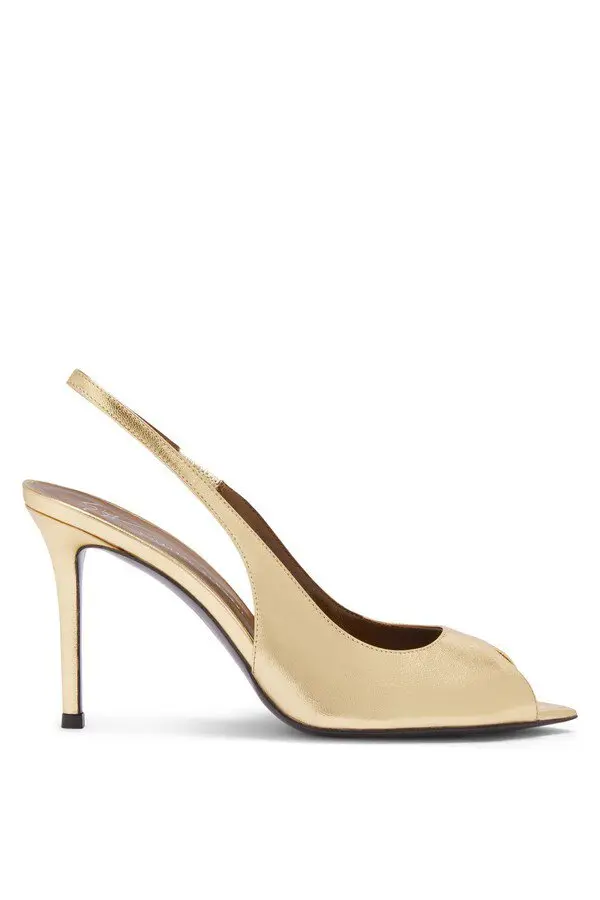 GIUSEPPE ZANOTTI Intriigo Open Toe 90 - Gold