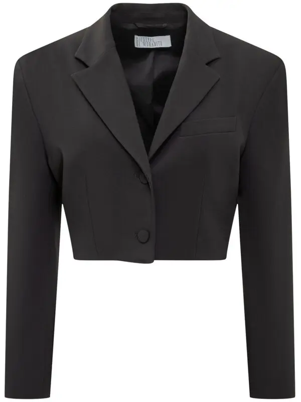 Giuseppe Di Morabito Cropped Blazer - Black