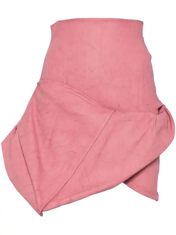 Rick Owens Draped Mini Skirt