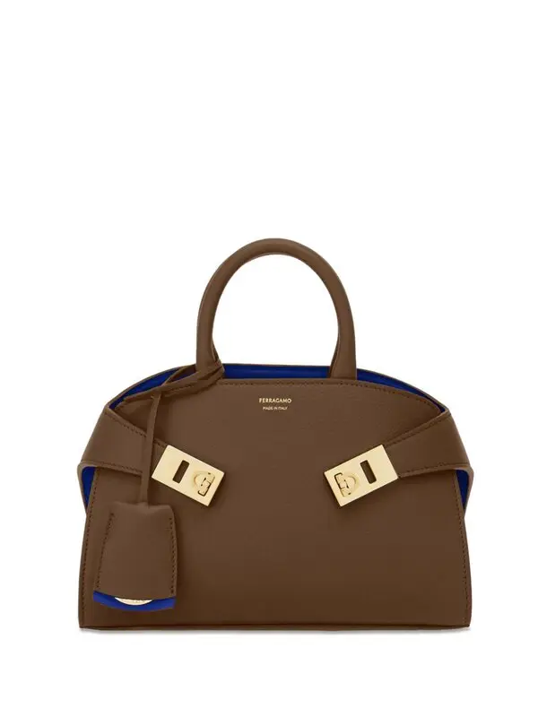 FERRAGAMO Mini Hug Tote - Brown