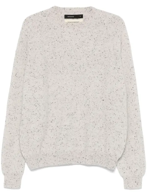 Frenckenberger Speckle-knit Cashmere Sweater