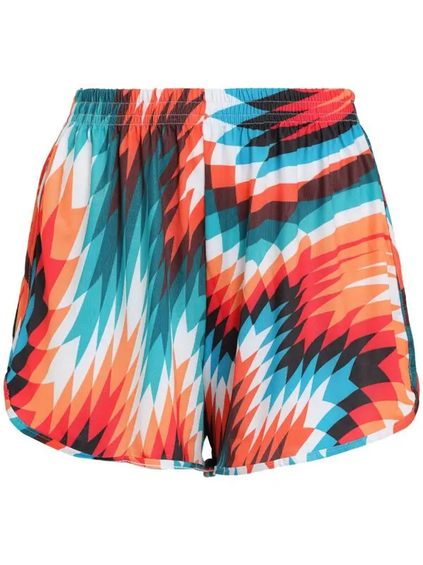 LYGIA & NANNY Lee Printed Shorts - Orange