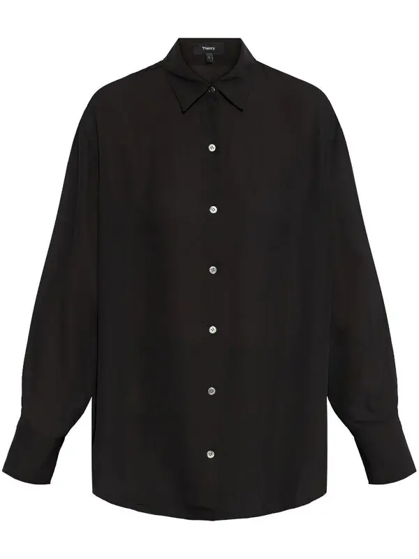 Theory Button-down Shirt - Black