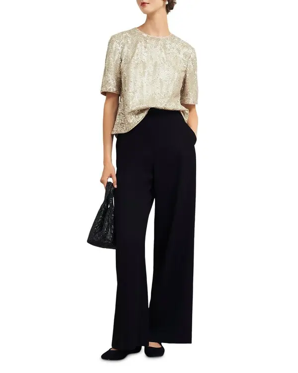 HOBBS LONDON Marlowe Limited Sequined Top
