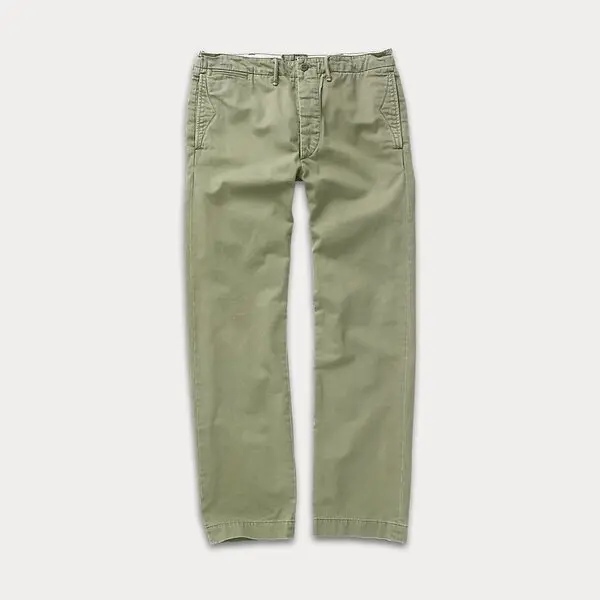 Ralph Lauren Chino Officer'S Pant - Olive | Editorialist