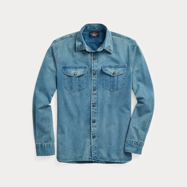 Ralph Lauren Indigo Herringbone Twill Workshirt