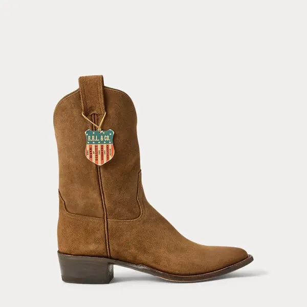 Ralph Lauren Plainview Roughout Suede Boots