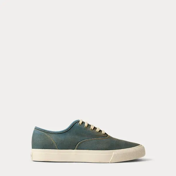 Ralph Lauren Washed Canvas Sneaker