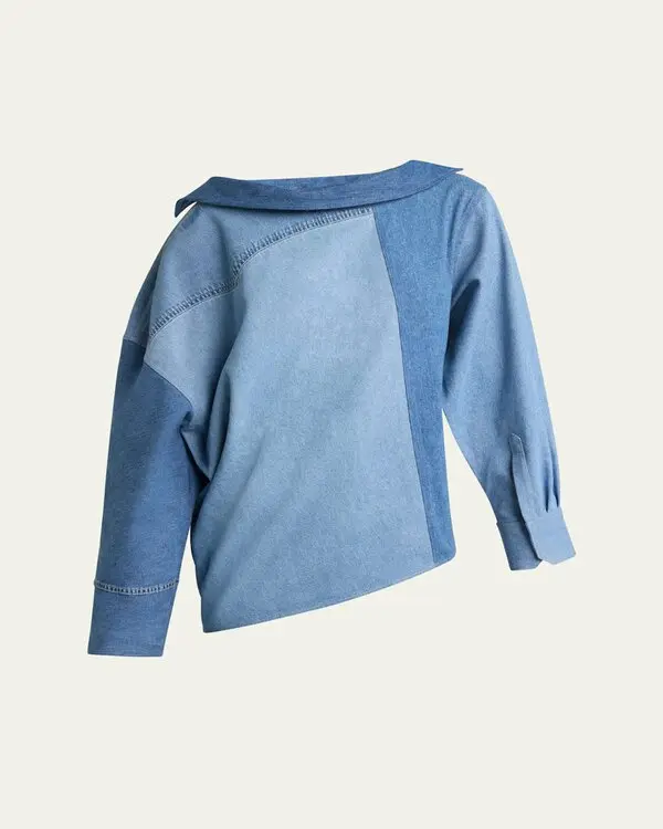A.W.A.K.E. Mode Denim Back-to-front Shirt