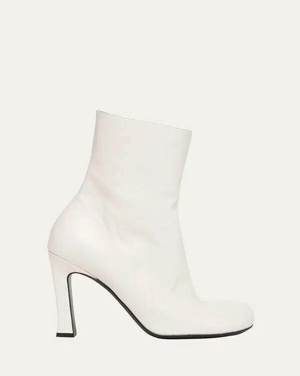 Bottega Veneta Nico Napa Ankle Boots - White
