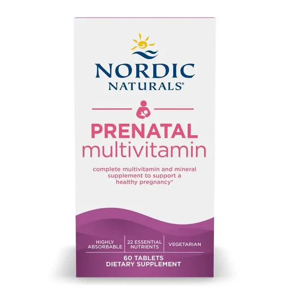 NORDIC NATURALS Prenatal Multivitamin 60 Tablets