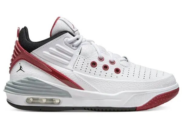 JORDAN Max Aura 5 Sneakers - White/varsity Red/wolf Grey
