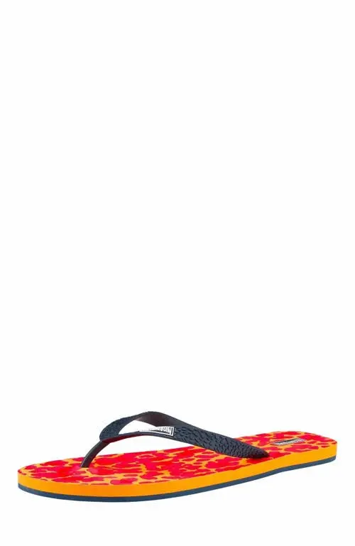 Vilebrequin Leopard Print Flip Flops