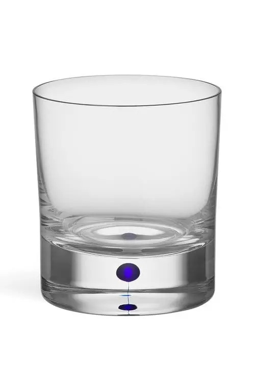 ORREFORS Intermezzo Set Of 2 Crystal Whiskey Glasses