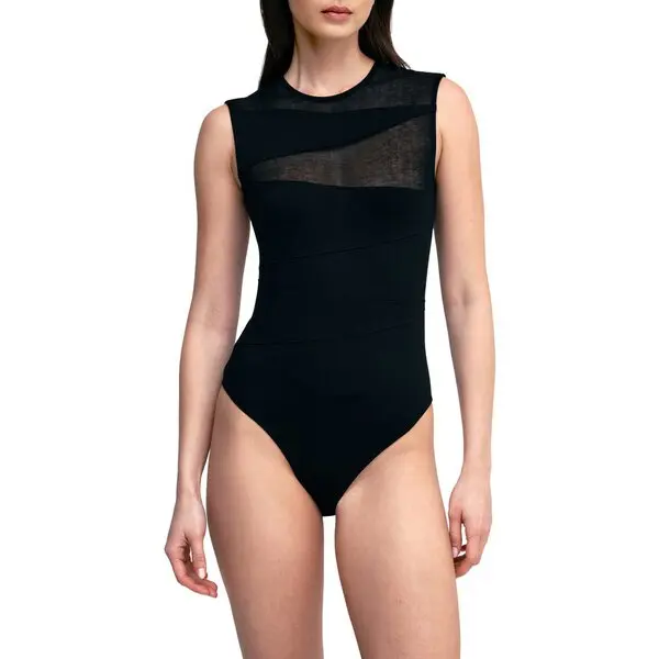 MARCELLA Aaliyah Semi-sheer Bodysuit