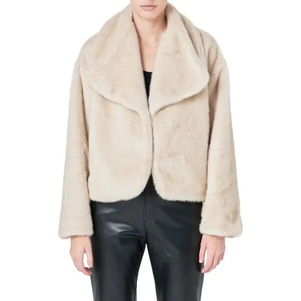 Endless Rose Oversized Faux Fur Jacket