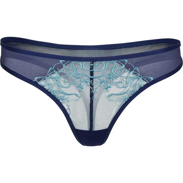 ADORE ME Erica Thong Panties - Dark Blue