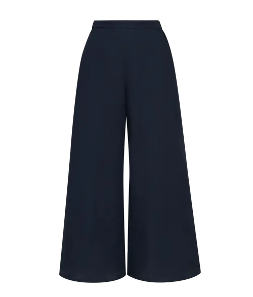 ANSEA Gauze Wide Leg Pant