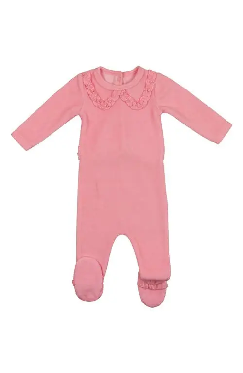 MANIÈRE Ruffle Accent Cotton Footie