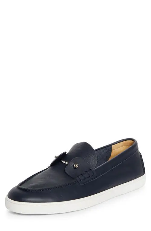 CHRISTIAN LOUBOUTIN Chambeliboat Flat Loafer - Marine