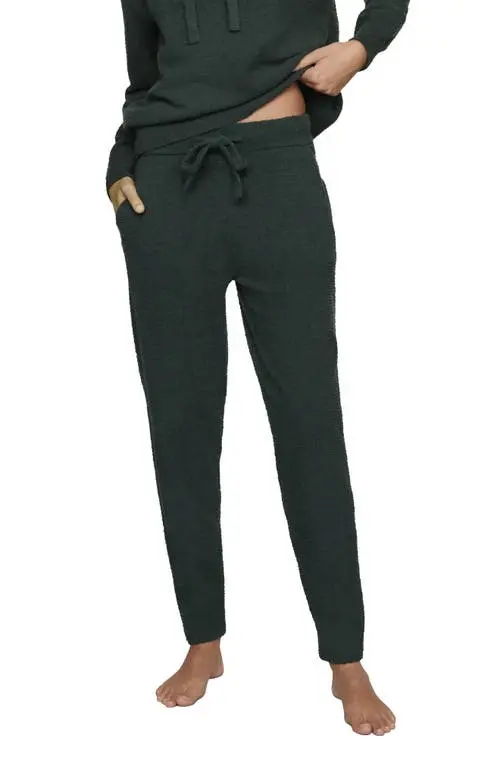 Eberjey Recycled Bouclé Joggers - Pine