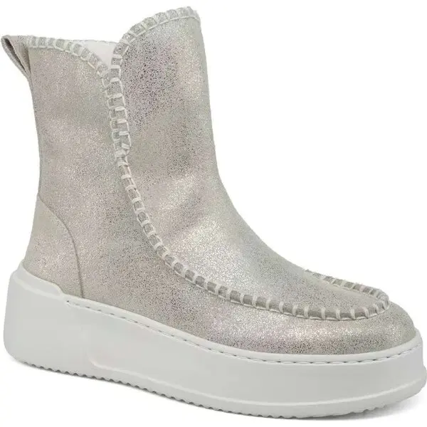 J/SLIDES NYC Jaja High-top Sneakers - Metallic Light Gold