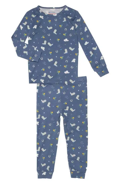 MAGNETIC ME Rodeo Drive Two-piece Pajamas - Rodeo Blue