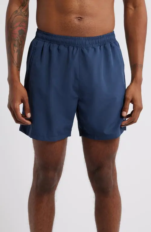 Hugo Boss Dolphin Nos Logo Swim Trunks - Navy